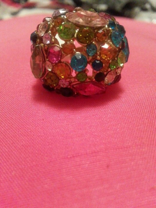[41% OFF] 2020 Colorful Rhinestone Ring In AS THE PICTURE | DressLily