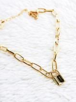 [35% OFF] 2021 Lock Pendant Punk Style Chain Necklace In SILVER | DressLily